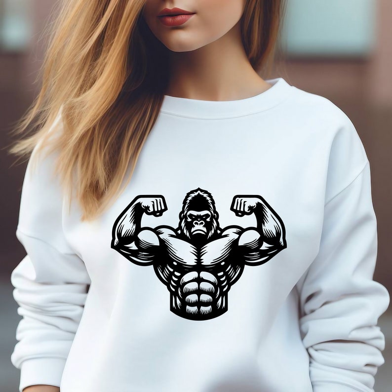 12 SVG Bodybuilder Designs Bundle, Bodybuilding Logo Vector, Animal ...