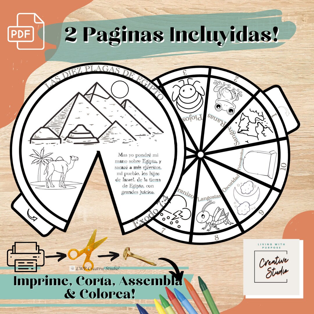 DIGITAL | Las Diez Plagas | Espanol | Reina Valera | Activides Biblica ...