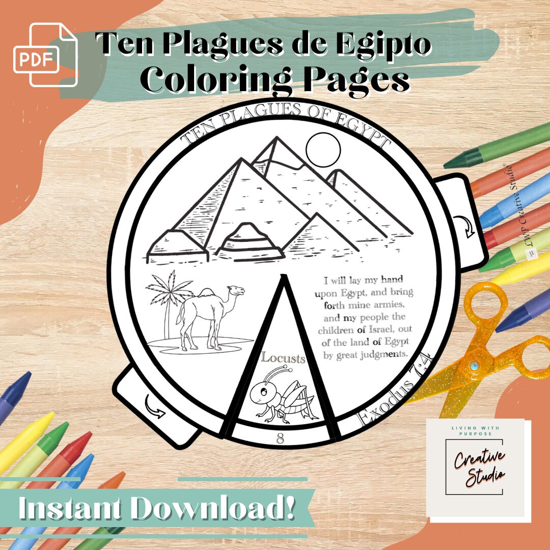 DIGITAL | KJV Ten Plagues | Printable Bible Activity | Homeschool ...