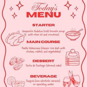 Menu Template, Today's Menu, Dinner Menu, Lunch Menu, Printable ...