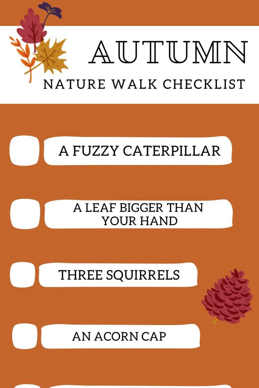 Seasonal Scavenger Hunt Checklist Bundle - Etsy