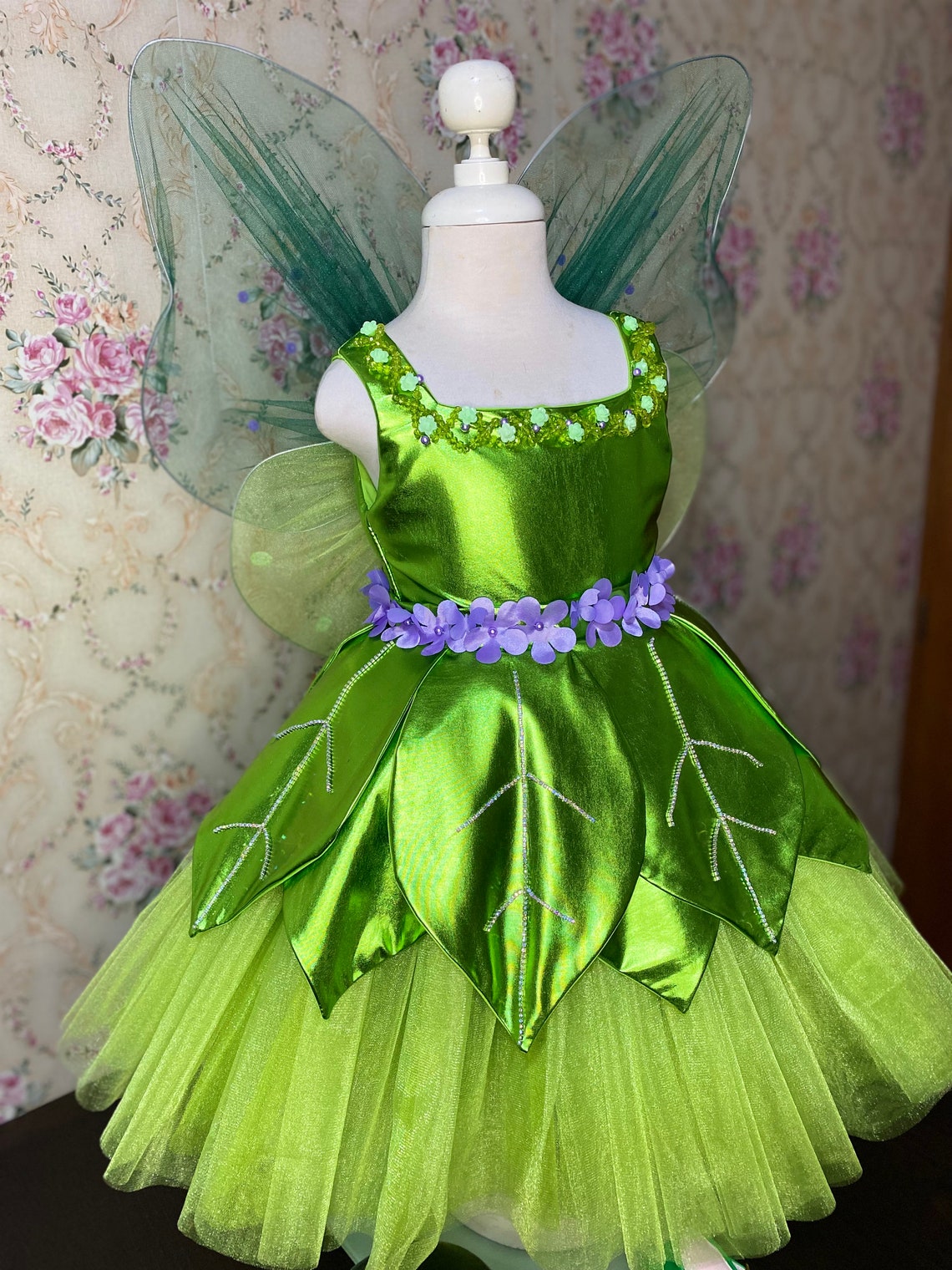 Tinkerbell Inspired Dress, Dresses for Girls, Birthday Dress, Girls ...