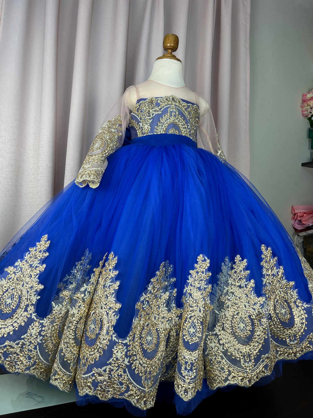 Blue Dress for Girls, Dresses for Girls, Birthday Dress, Girls Dress ...