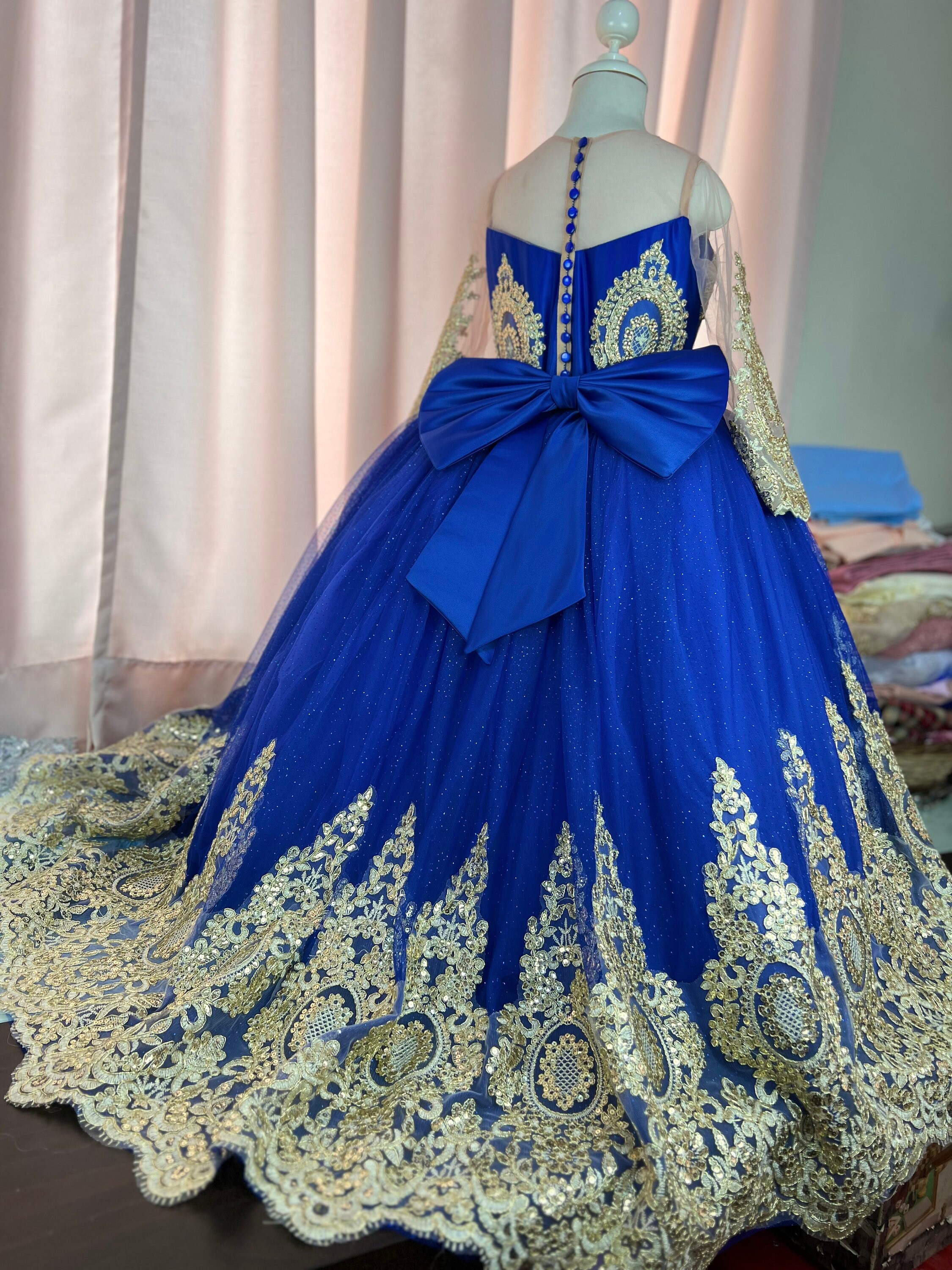 Blue Dress for Girls, Dresses for Girls, Birthday Dress, Girls Dress ...