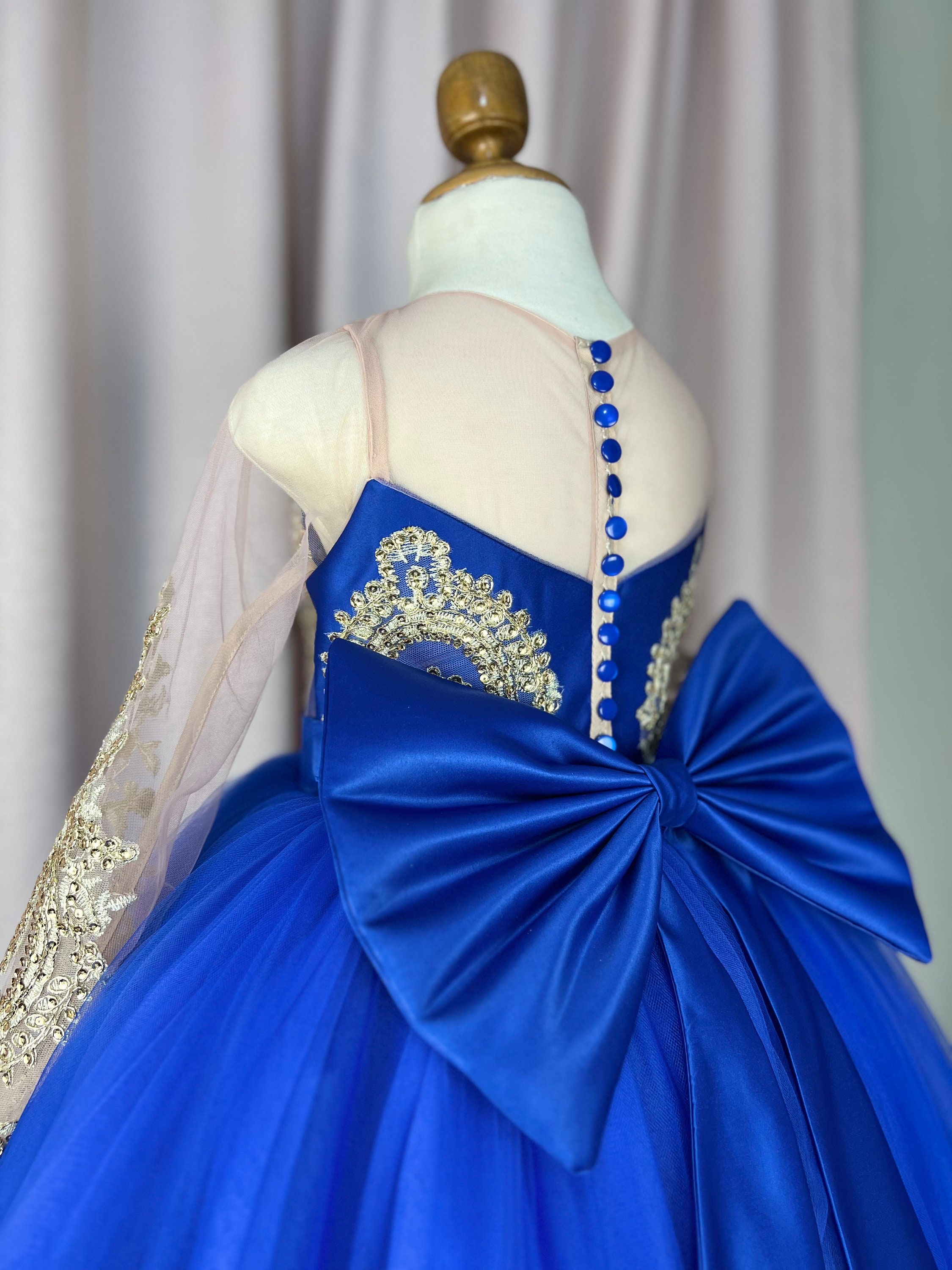 Blue Dress for Girls, Dresses for Girls, Birthday Dress, Girls Dress ...