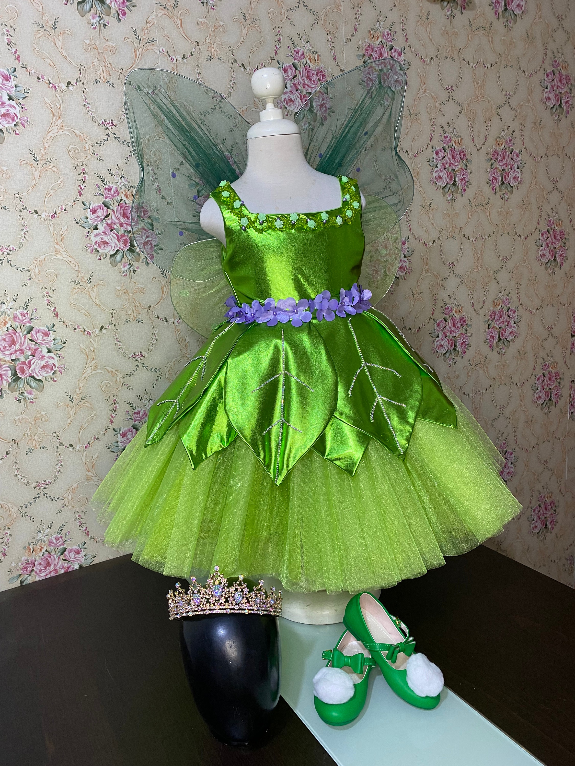 Tinkerbell Inspired Dress, Dresses for Girls, Birthday Dress, Girls ...