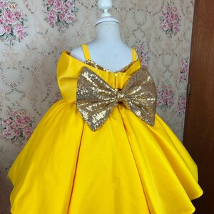 Princess Bella Dress, Yellow Princess Dress, Yellow Lace Princess Dress ...