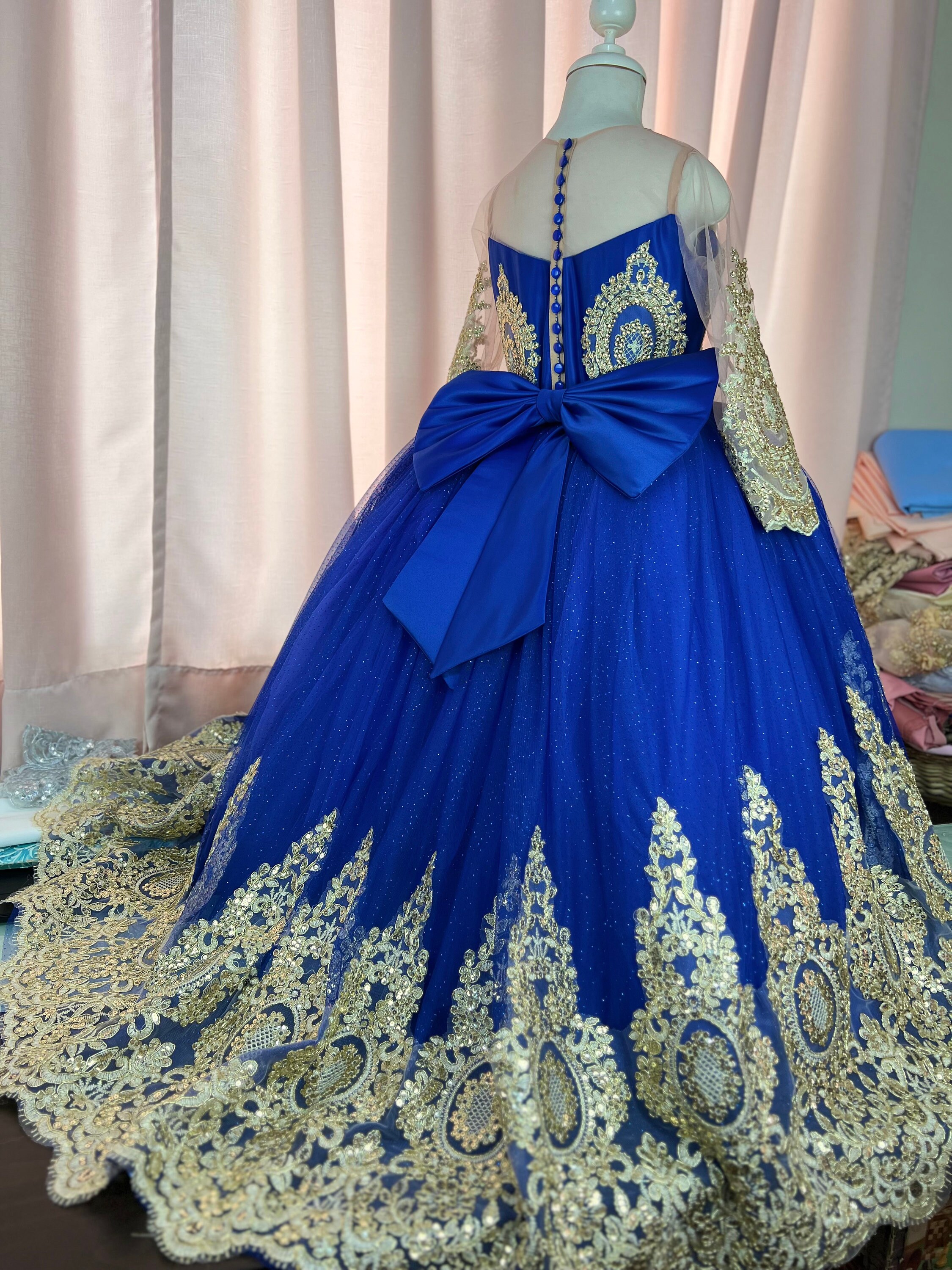 Blue Dress for Girls, Dresses for Girls, Birthday Dress, Girls Dress ...