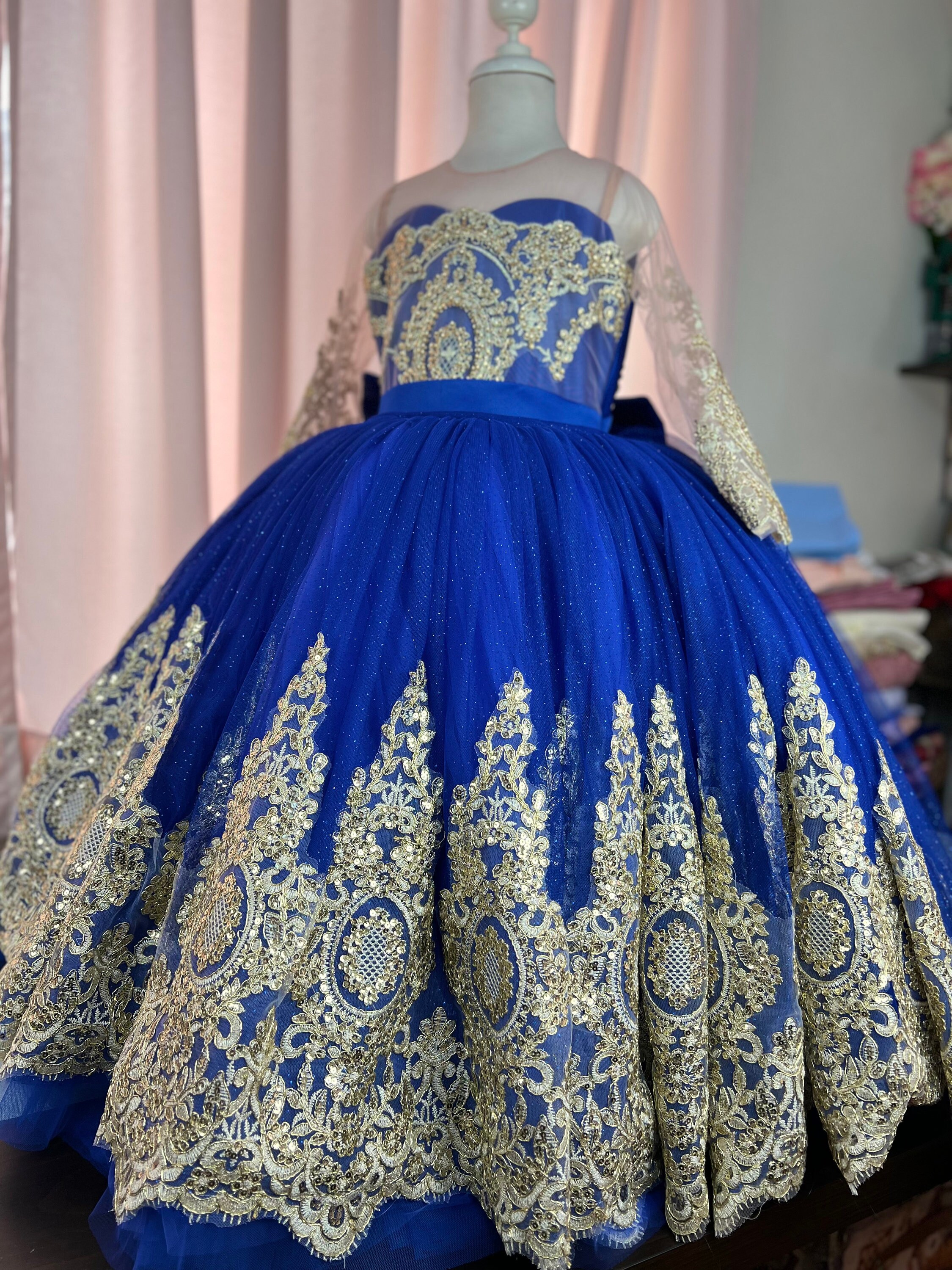 Blue Dress for Girls, Dresses for Girls, Birthday Dress, Girls Dress ...