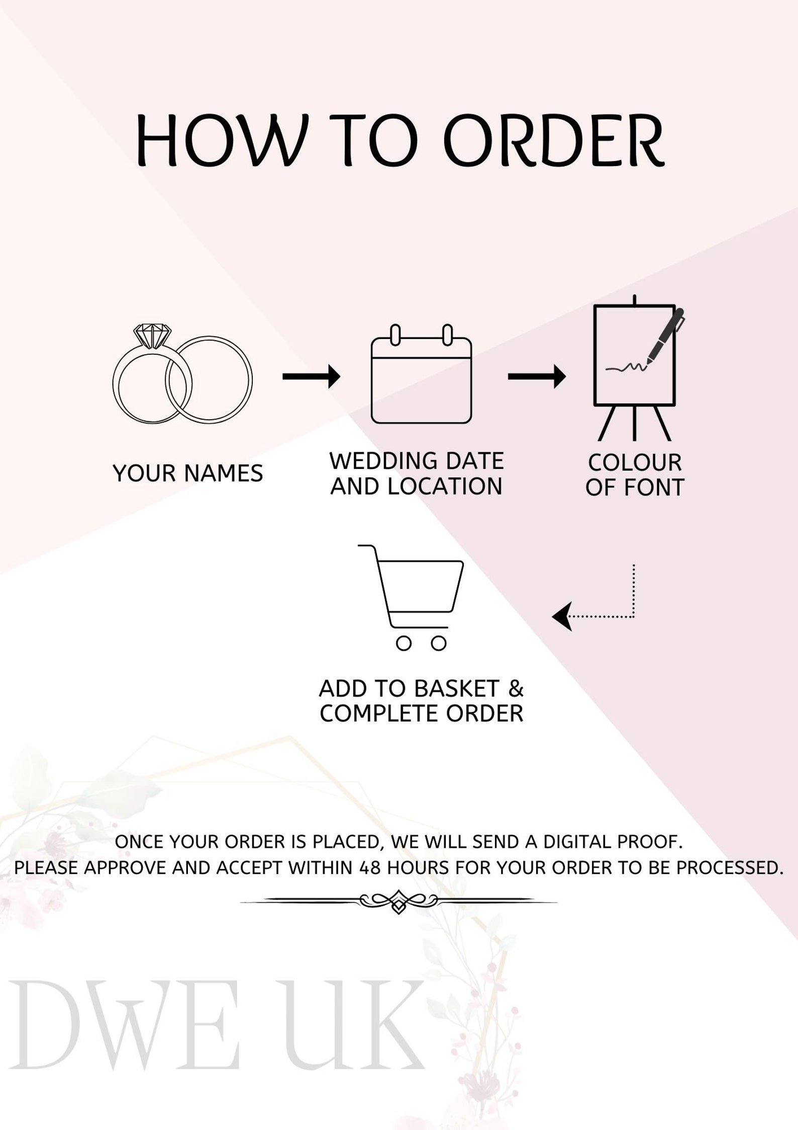 A1 A2 A3 Acrylic Wedding Welcome Sign, Arabic Calligraphy, Nikkah Sign ...