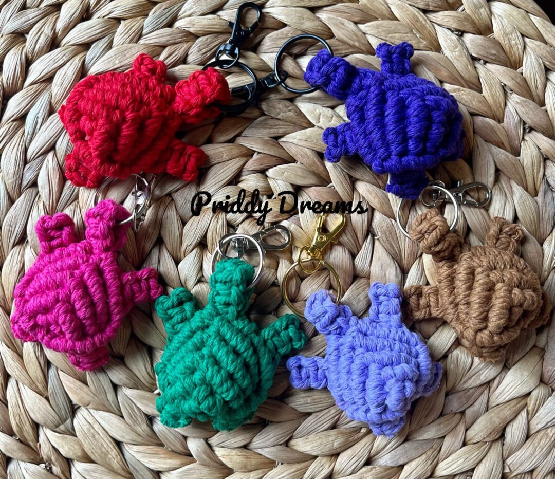 Turtle Keychain - Etsy