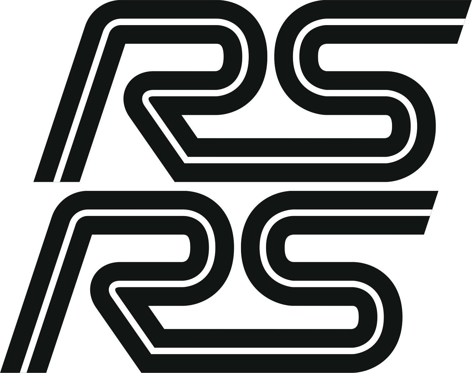 Two Ford RS Logo Decals Stickers for Car Bumper Window Laptop and More ...