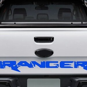 Two FORD RANGER Raptor Decal Sticker for Back Door Sport Racing Claws ...