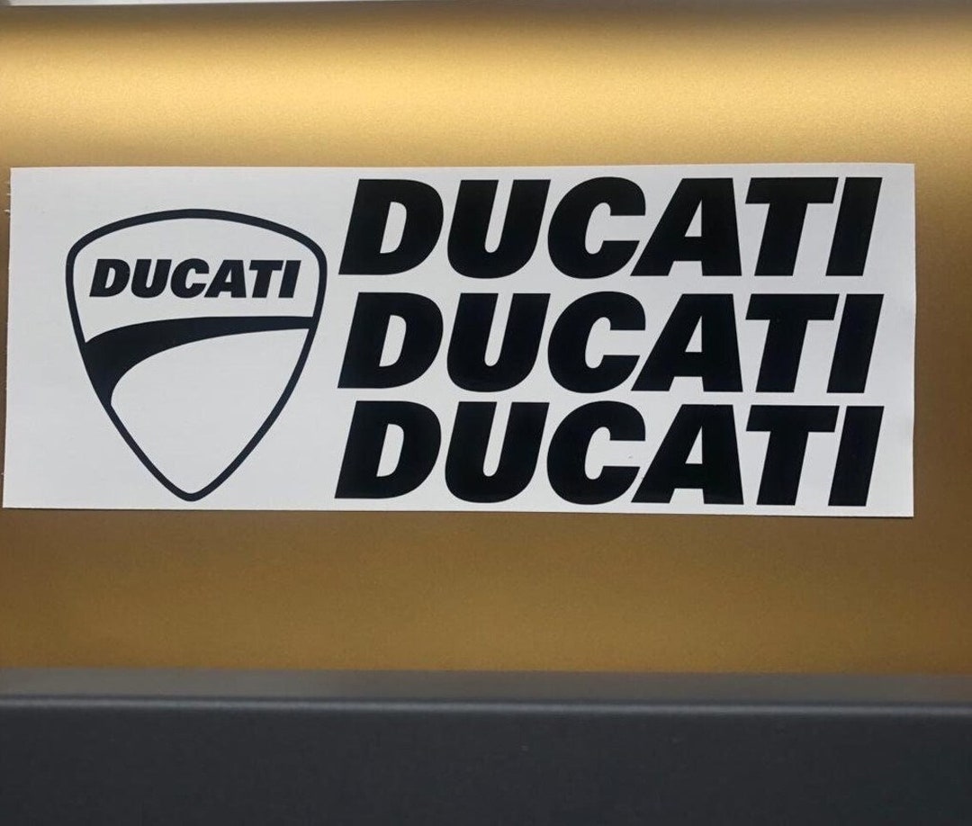 4pcs Ducati Motorcycle Emblem Logo Badge Bike Decals Stickers Vinyl Fuel Tank Helmet - Etsy