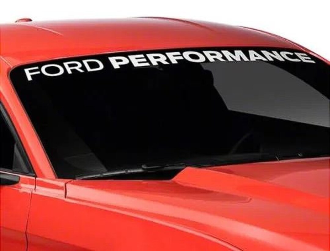 FORD PERFORMANCE Decal Sticker for Windshield Sport Racing Stripe ...