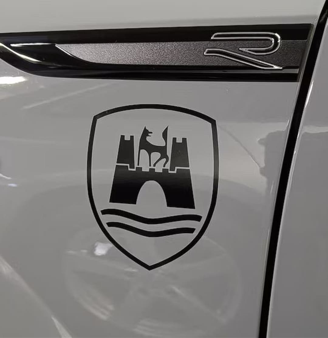 2pcs Wolfsburg Crest Sticker Decal Die Cut Self Adhesive Vinyl Tower ...