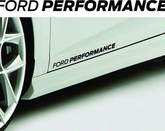 2X FORD PERFORMANCE Decal Sticker Sport Racing Stripe Emblem Car Truck ...