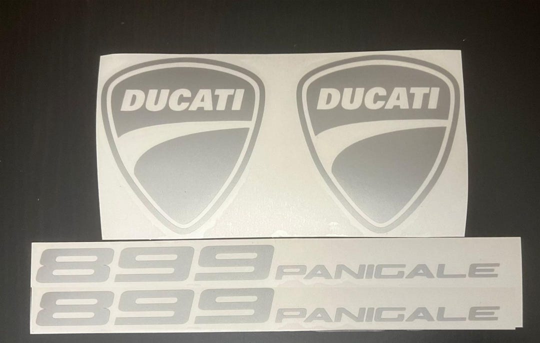 Ducati Logo and 899 Panigale Decals Stickers Motorcycle Bike Vinyl Logo Fuel Tank DUCATI CORSE ...