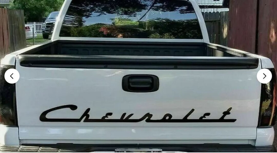 Vintage Classic Chevrolet Chevy Script Body Tailgate Decal New Custom ...