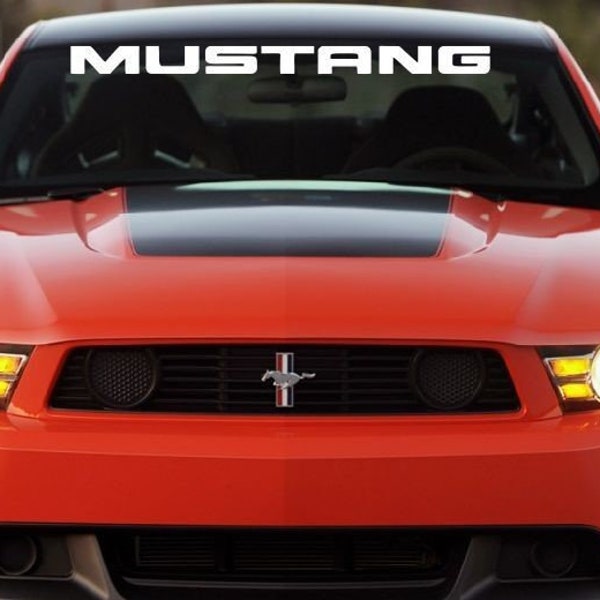 Ford Mustang Windshield Decal - Etsy