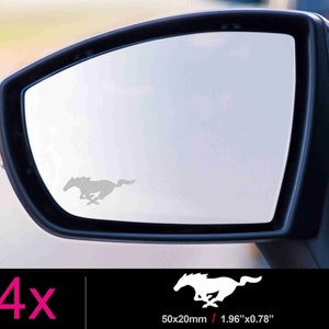 Ford Mustang Decals Stickers for Side Wing Mirrors Windows Vinyl - Etsy