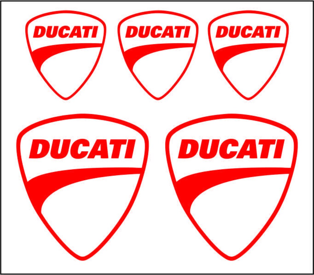 Ducati Motorcycle Emblem Logo Badge Bike Decals Stickers Vinyl Fuel Tank Helmet - Etsy