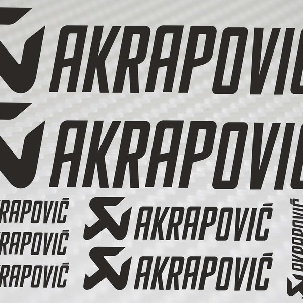 Akrapovic Exhaust Motorcycle Logo - Etsy