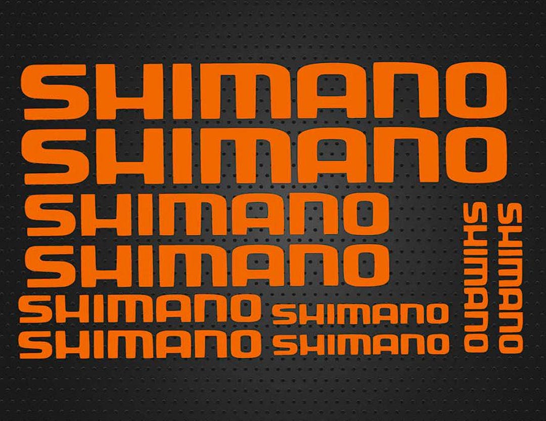 Shimano Bike Stickers Decals Kit Vinyl Frame Bike Bicycle Mtb Road Bike ...