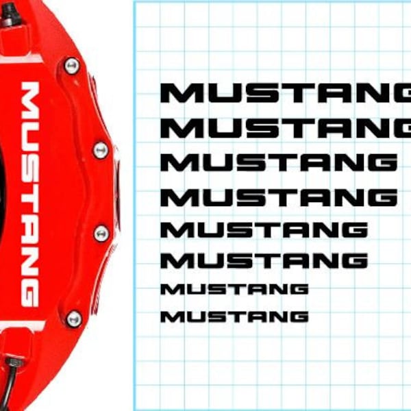 Ford Brake Caliper Sticker - Etsy