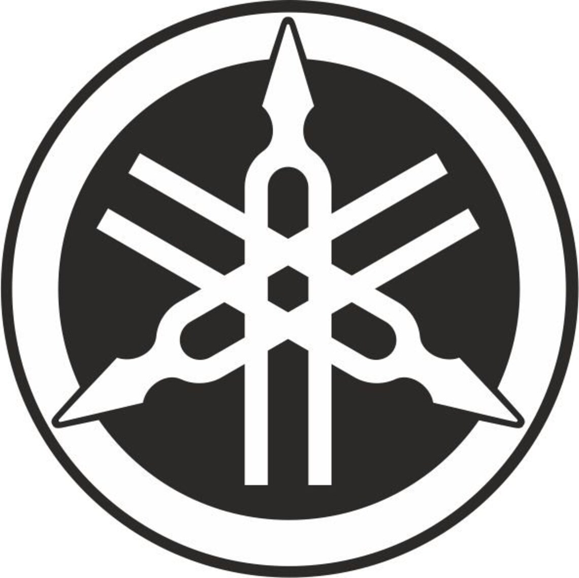 4pcs Yamaha Logo Decals Stickers for Motorcycle Fairing Fuel Tank Car ...