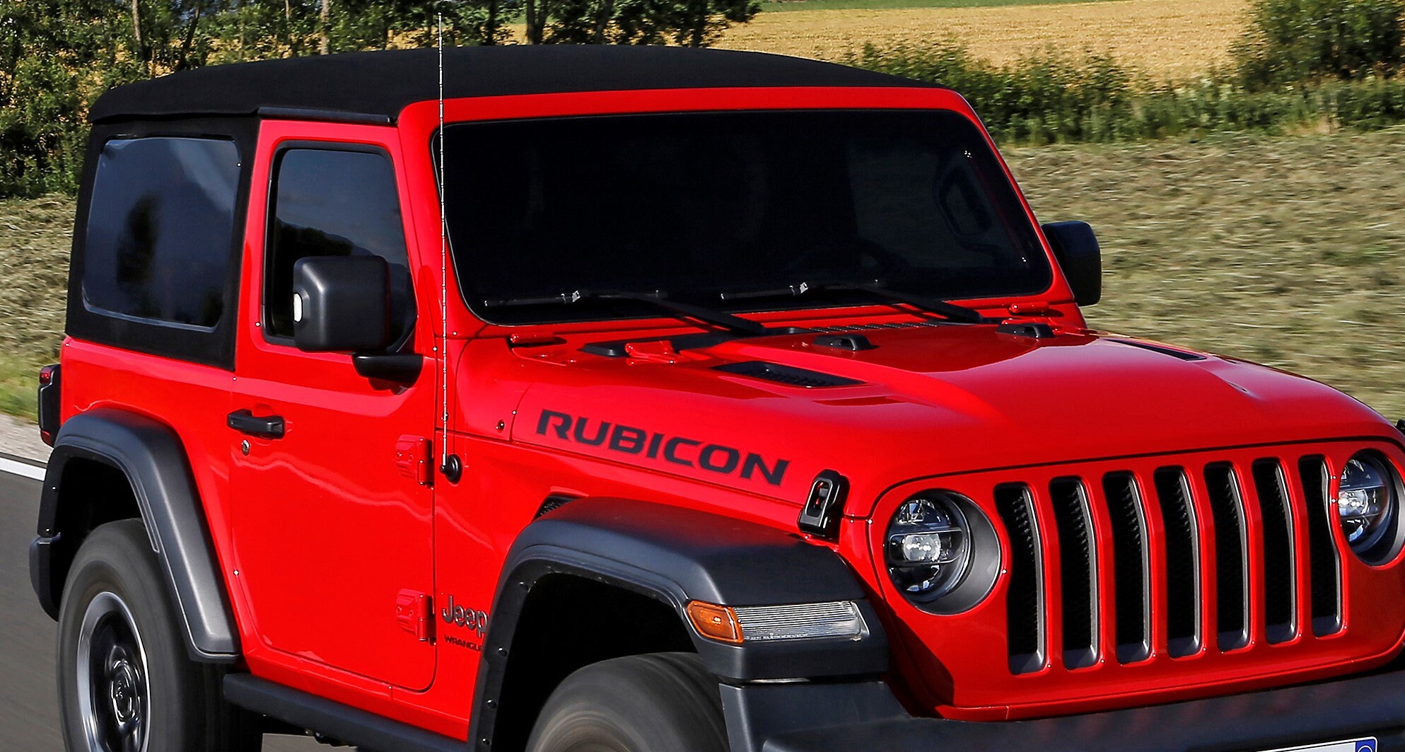 Two Wrangler Rubicon Vinyl Decals Sticker for Hood Window Bumper or ...
