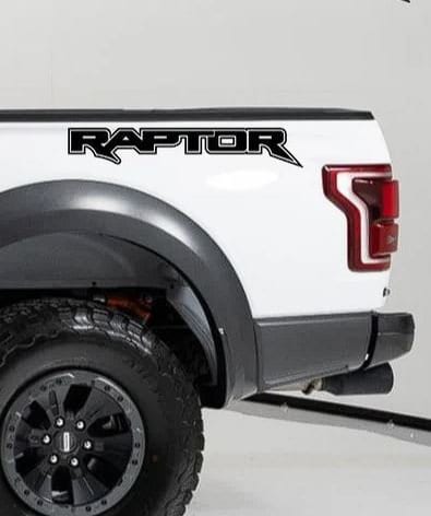 Two FORD Raptor Decal Sticker Sport Racing Stripe Emblem Car Truck Suv ...