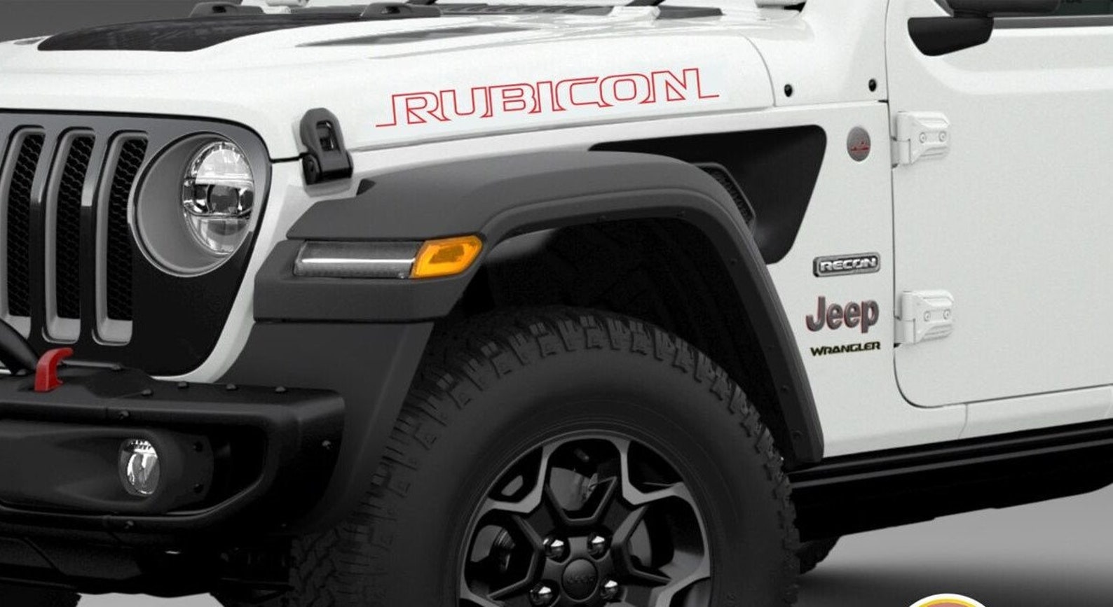 Two Wrangler Rubicon Vinyl Decals Sticker for Hood Window Bumper or ...