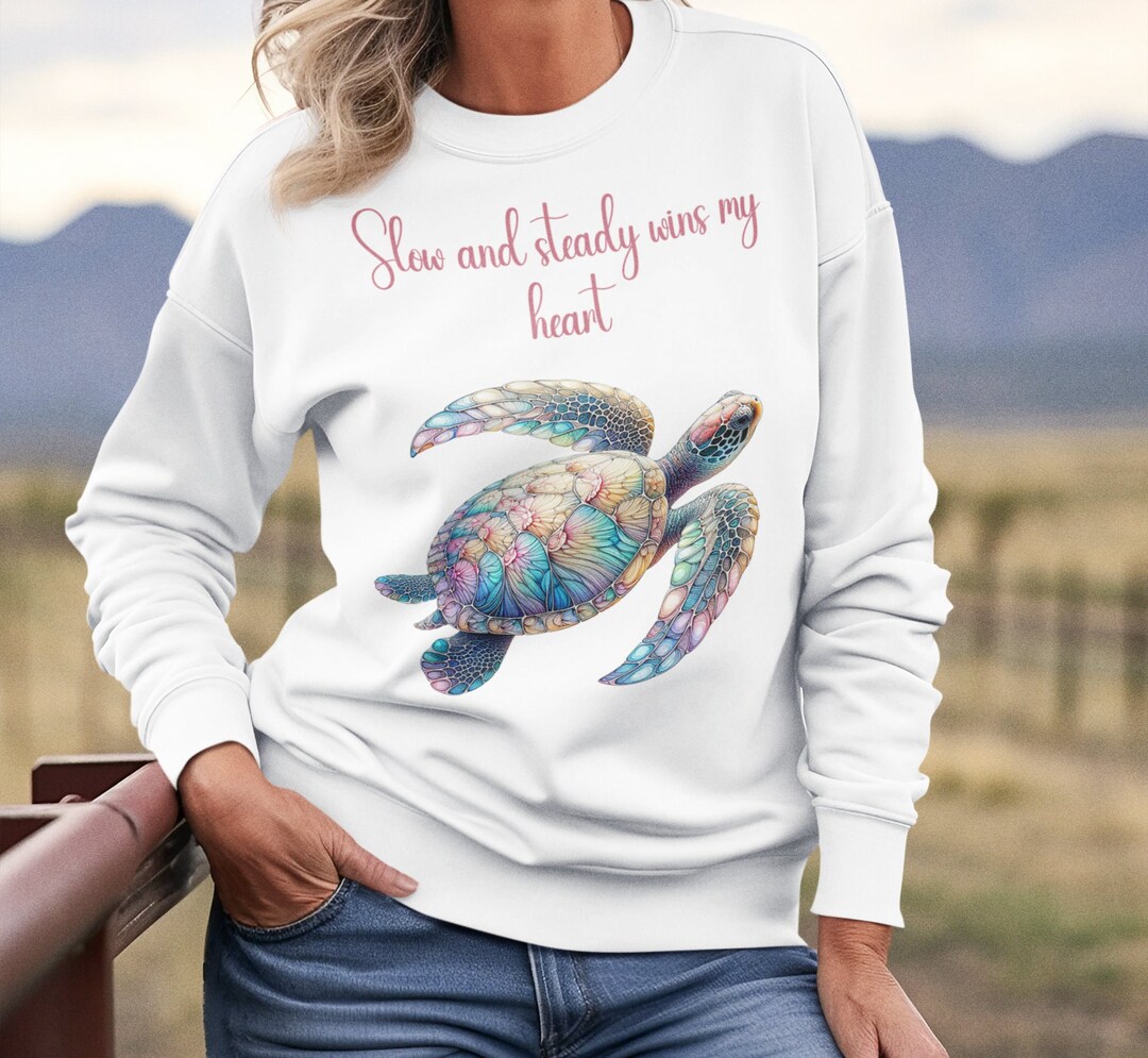 Sea Turtle Sweatshirt, Animal Sweatshirt, Turtle Lover Gift, Sea Turtle ...