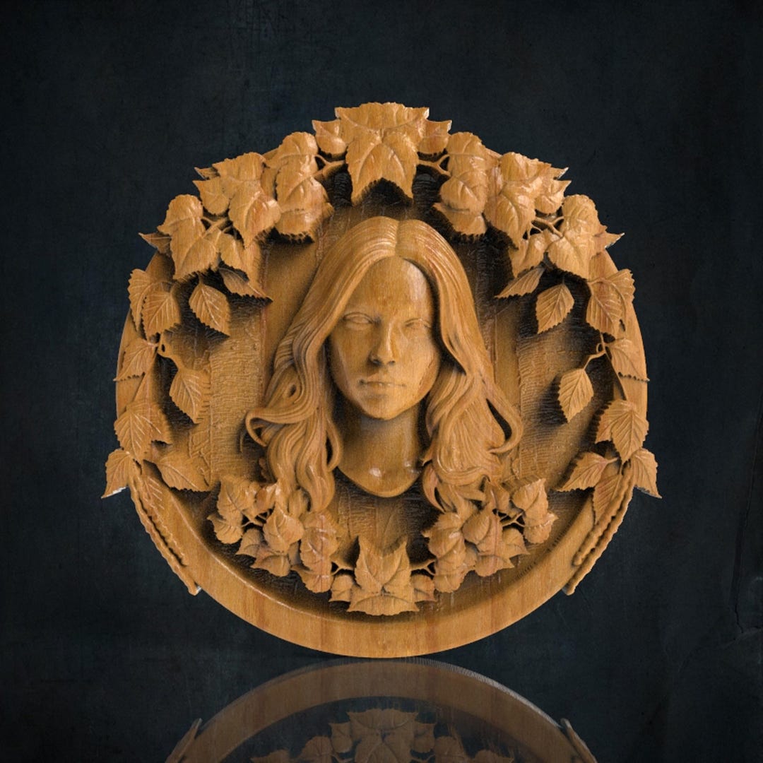 Beauty Girl 3D STL Model for CNC Router, Artcam, Vetric, Engraver ...