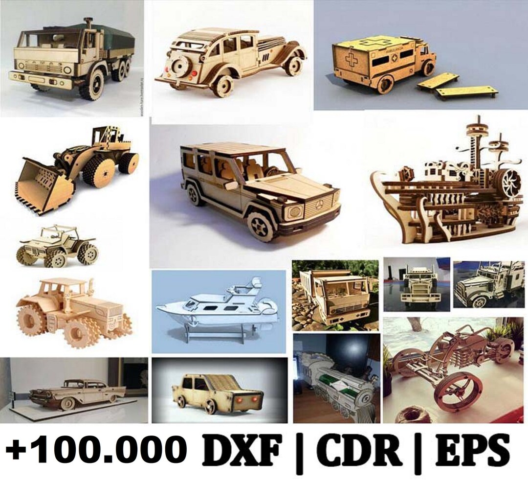 Laser Cut Files, Mega Pack, 100,000 3d Dxf Vector Files, 2D Cnc, Laser ...