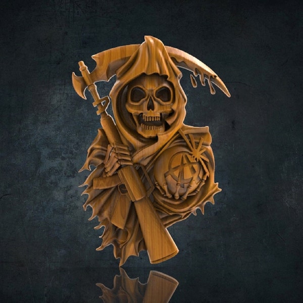 Grim Reaper Stl File - Etsy