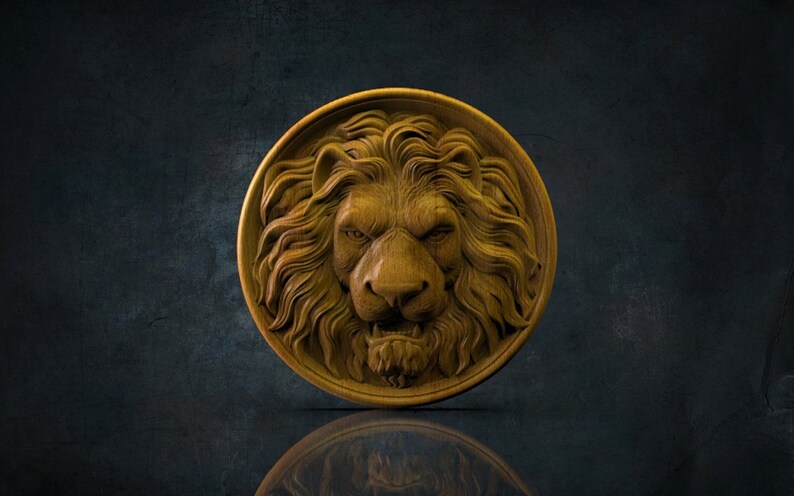 Leon 3D STL Model for CNC Router, Artcam, Vetric, Engraver, Relief ...