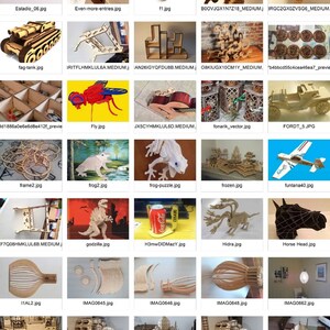 Laser Cut Files, Mega Pack, 100,000 3d Dxf Vector Files, 2D Cnc, Laser ...