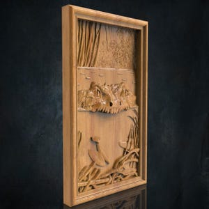 Crocodile Head 3D CNC Router Files, 3d Stl File, Vectric,aspire,easel ...