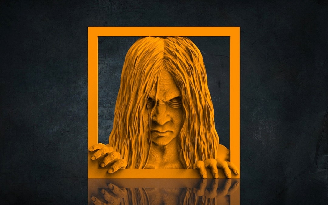 Samara Ring Horror Movie 3D STL Model for CNC Router, Artcam, Vetric ...