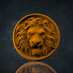 Leon 3D STL Model for CNC Router, Artcam, Vetric, Engraver, Relief ...