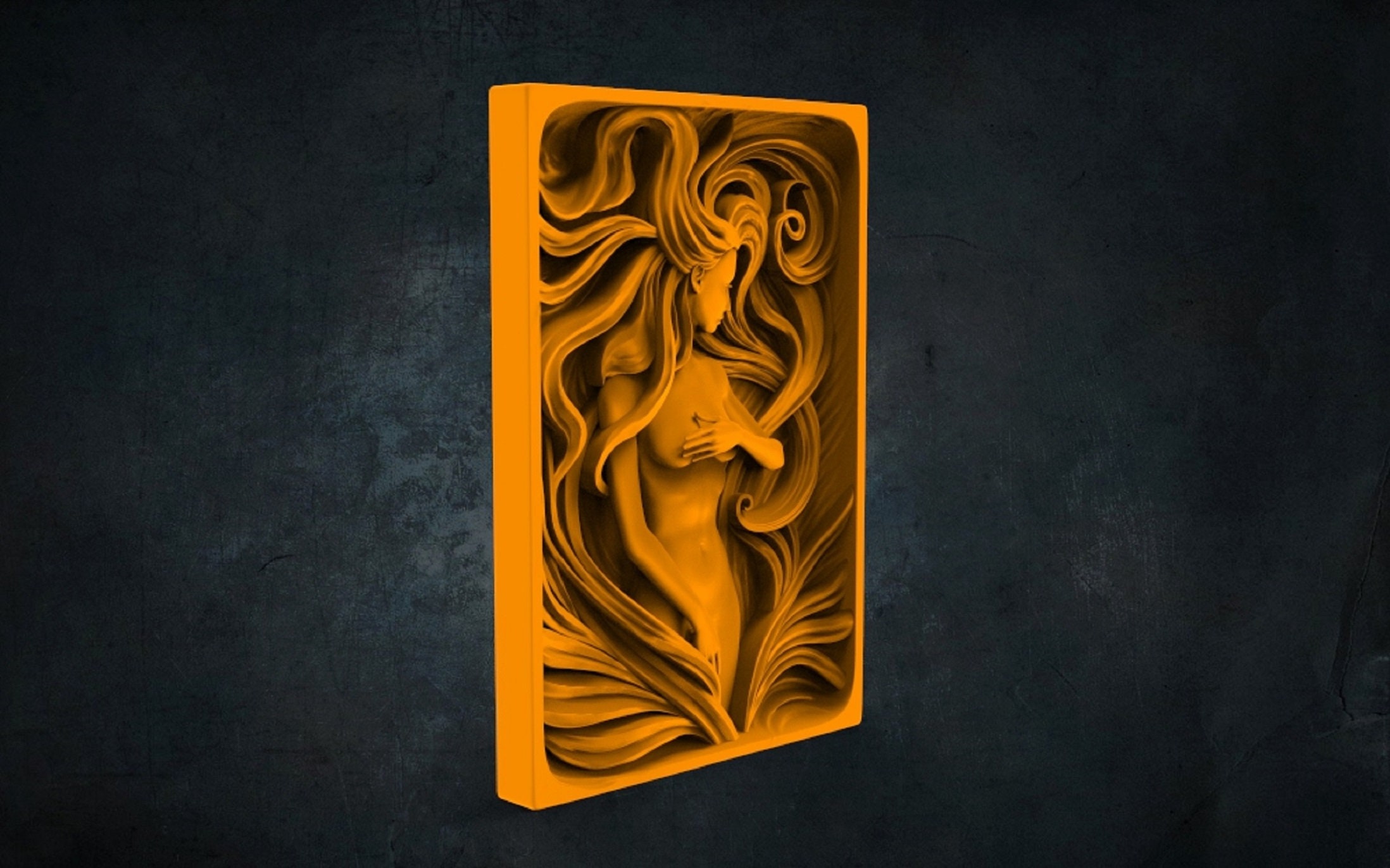 Nude Girl 3d Stl Model For Cnc Router Artcam Vetric Engraver Relief