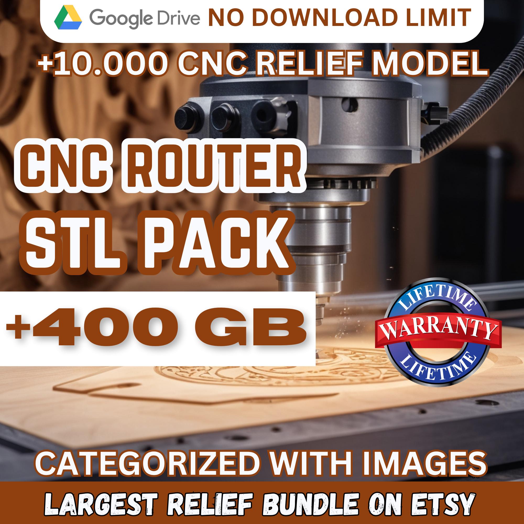 MEGA BUNDLE CNC Files for Router Machines, Cnc Stl Files Pack, 3D Cnc ...