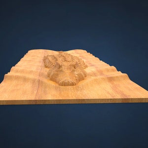 Swimming Crocodile 3D CNC Router Files, 3d Stl File, Vectric,aspire ...