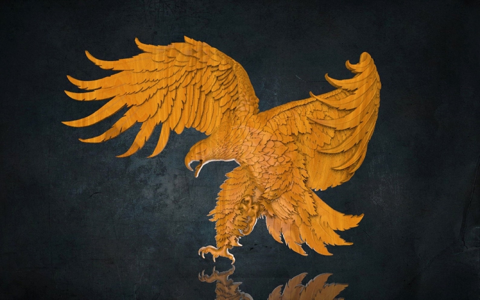 Eagle 3D STL Model for CNC Router, Artcam, Vetric, Engraver, Relief ...