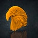 Eagle Head 3D STL Model for CNC Router, Artcam, Vetric, Engraver ...