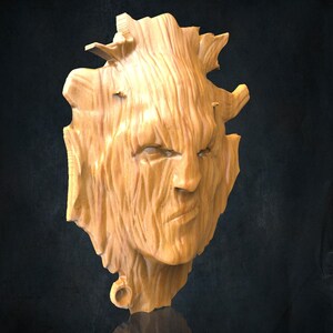 Forest Spirit 3D STL Model for CNC Router, Artcam, Vcarve, Engraver ...