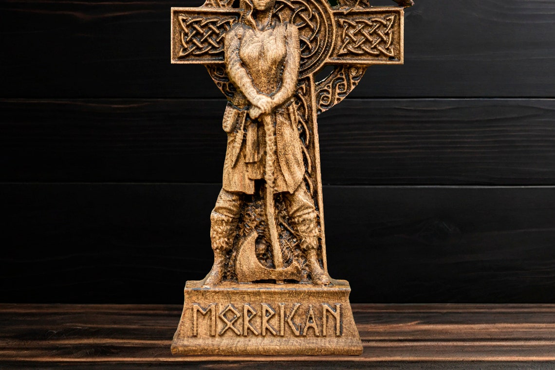 Morrigan Morrigu Statue War and Fate Goddess Irish Goddess Pagan Wiccan ...
