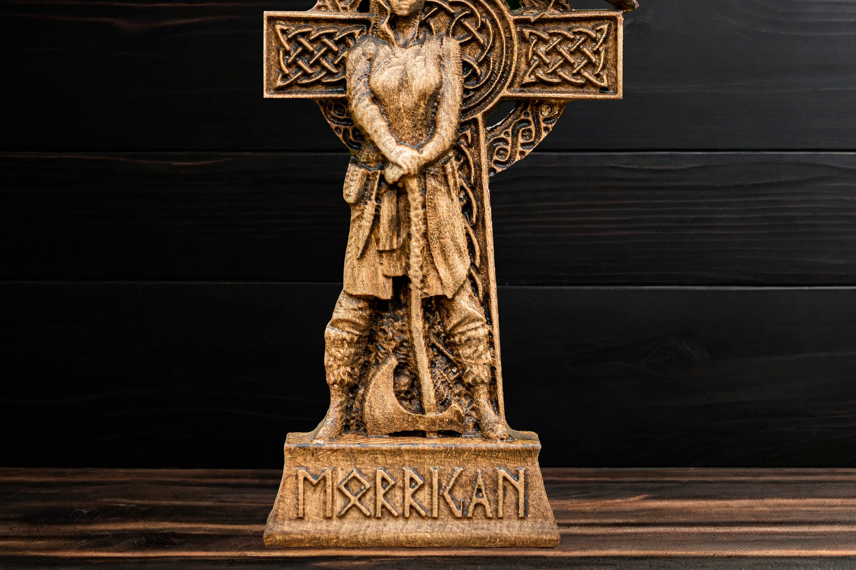 Morrigan Morrigu Statue War and Fate Goddess Irish Goddess Pagan Wiccan ...